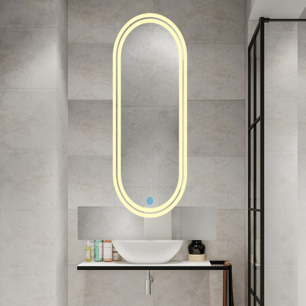 Modern Rectangular LED Mirror – Reflection Glass