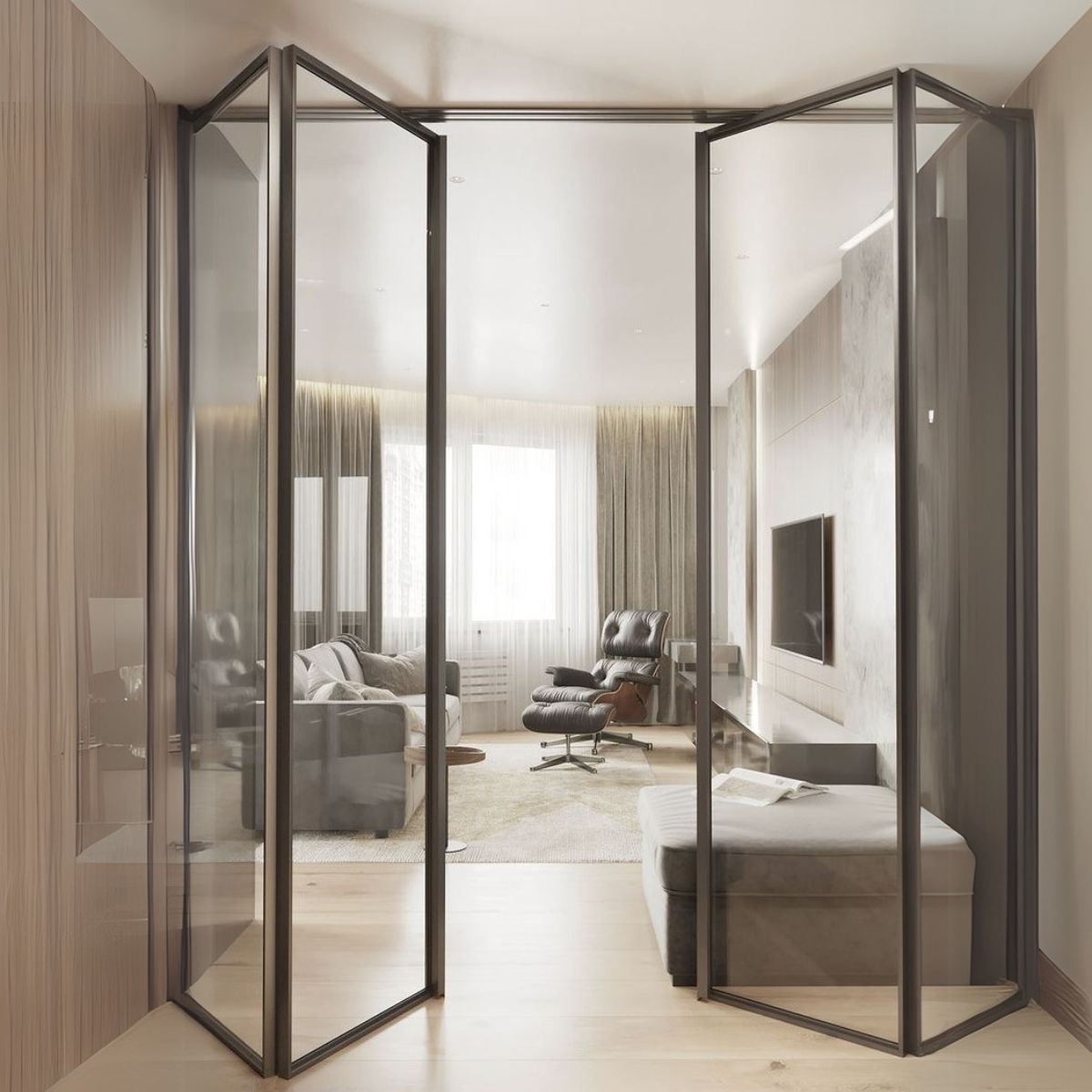 FOLDING PARTITIONS – Reflection Glass